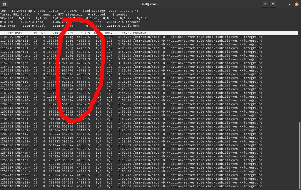 Memory leak Samba in LMN 7.2? - Server - linuxmuster.net