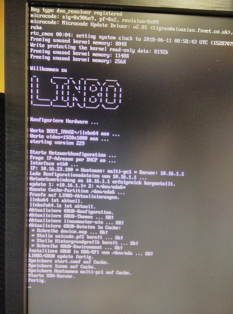 Linbo Gui erscheint nicht bei HP Prodesk 600 MT - linbo - linuxmuster.net