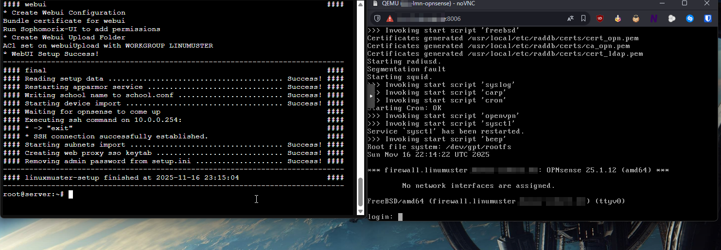 OPNsense 25.1 / 25.7 verliert Schnittstellen Bindung nach Linuxmuster.net Setup - linuxmuster.net